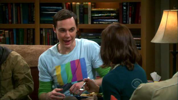 Sheldon's TV Test Pattern Shirt - Filmgarb.com
